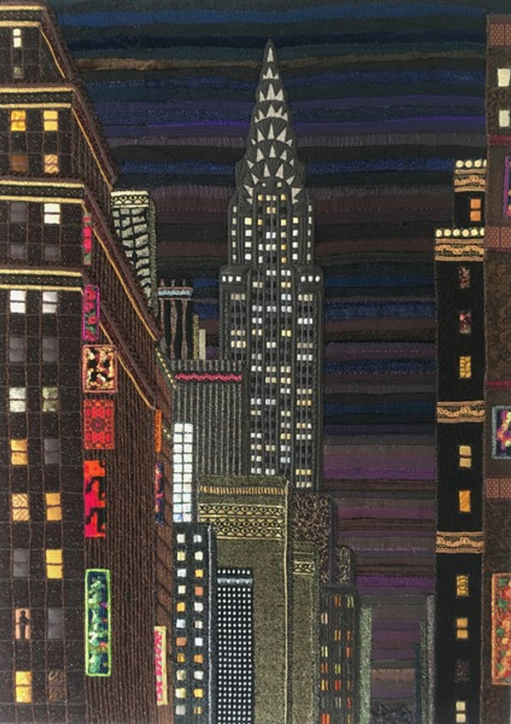 Chrysler Building, perspective de nuit/Sophie Corruble artiste